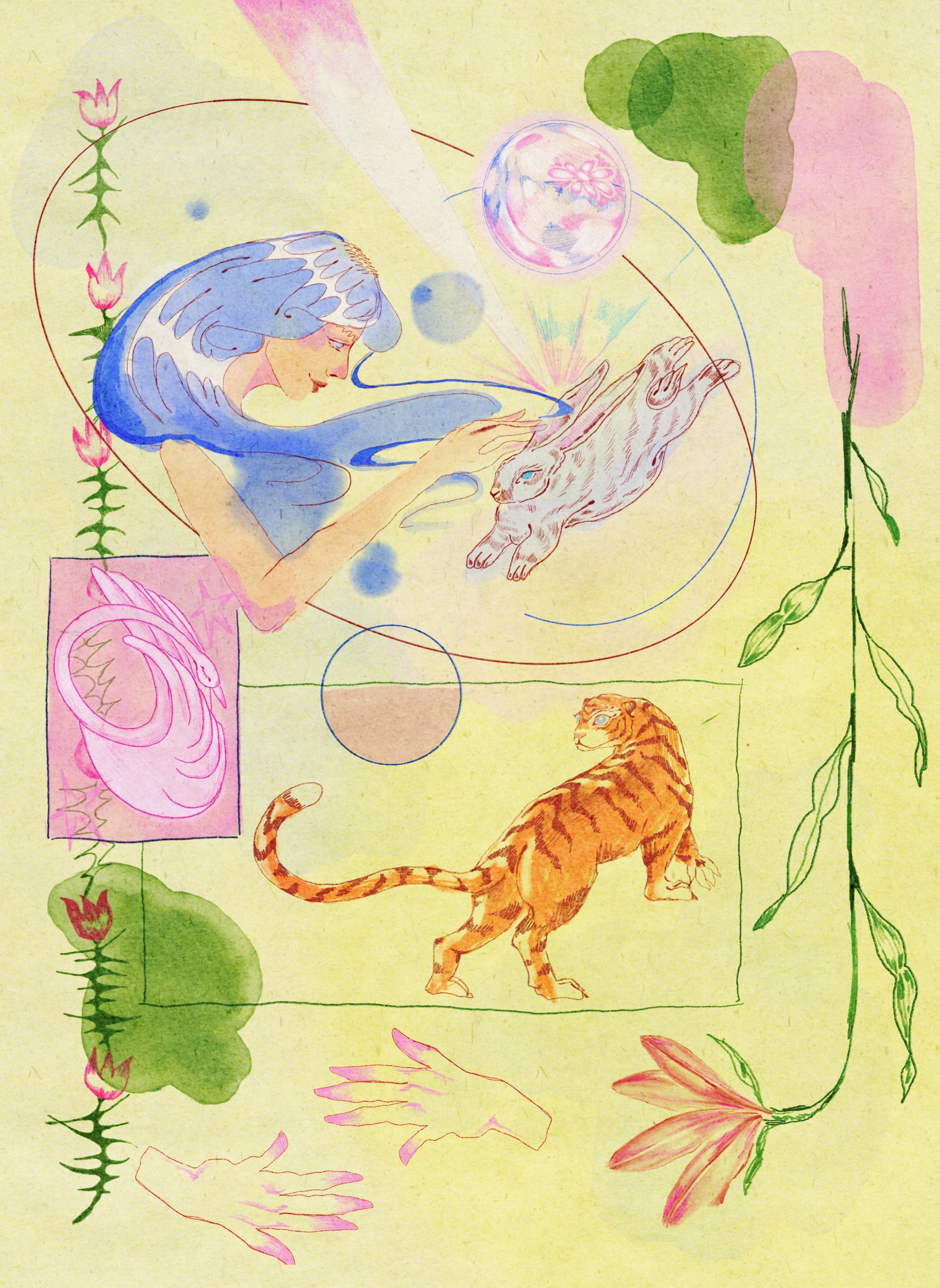 The mother Fine Art Print – AGUEB